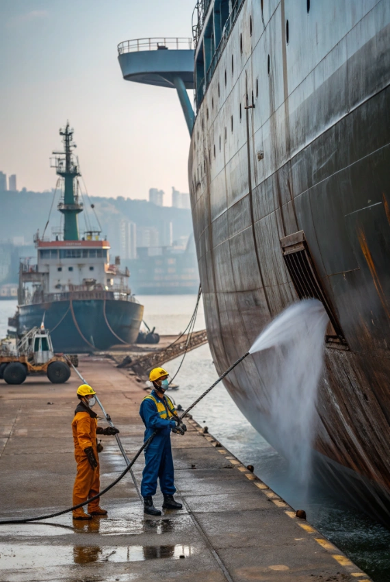 Water Jetting Systems for Vessel Cleaning - Riggers Pumps High-Pressure ...